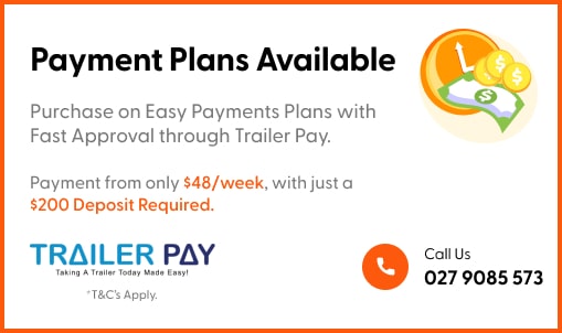 Buy 6x4 Single Axle Box Trailer ATM 750KG With Jockey Wheel