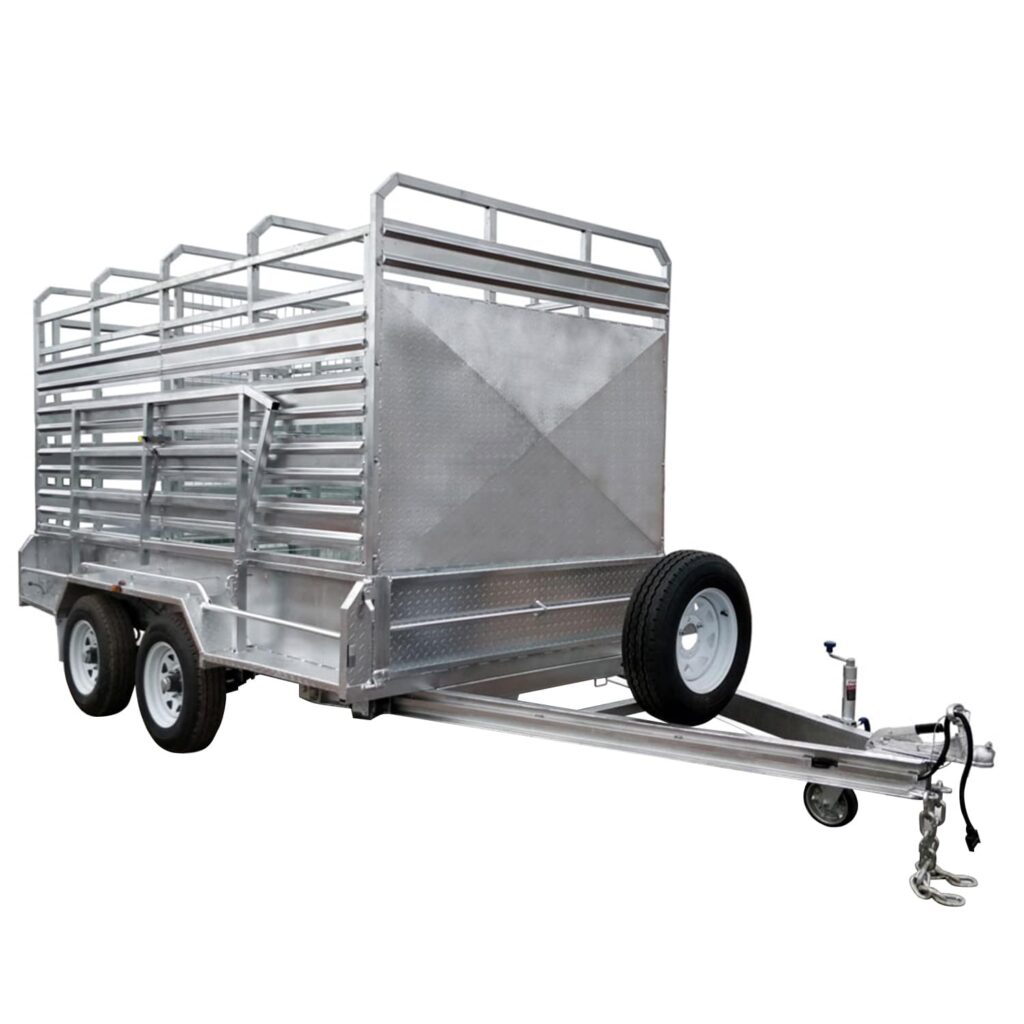 Buy 12x6 Livestock Trailer - 3500KG ATM, Rails, Ramps.