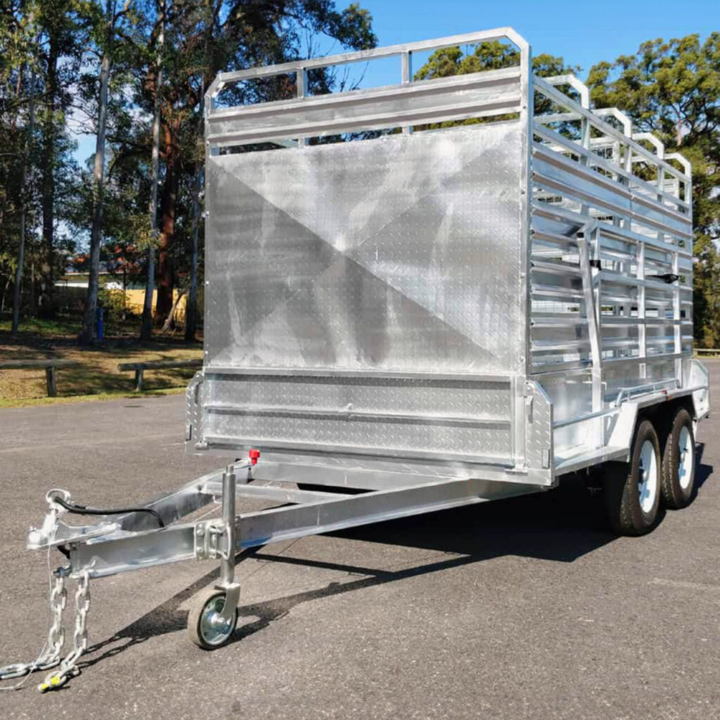 Buy 12x6 Livestock Trailer - 3500KG ATM, Rails, Ramps.