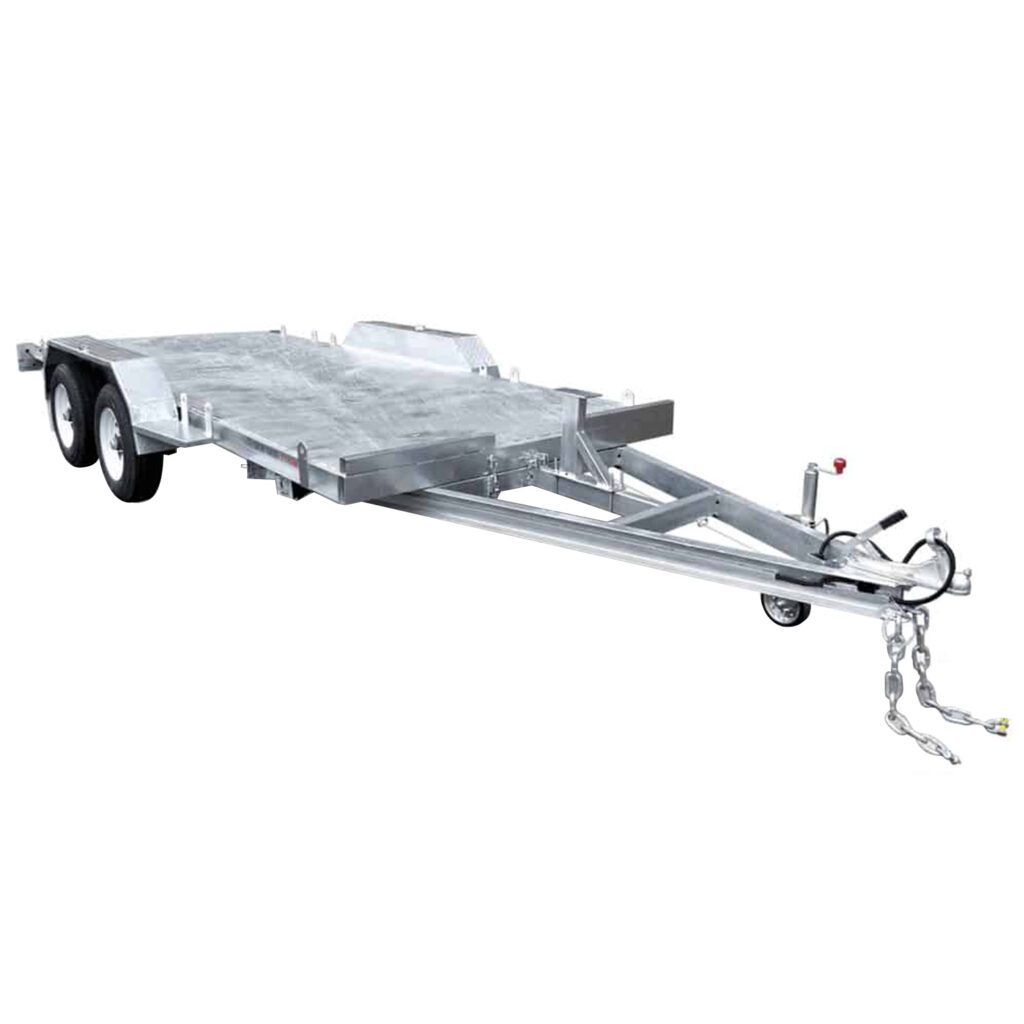 Buy Premium 3200KG Dual Axle Car Trailer, 15.7x6.6FT Deck.