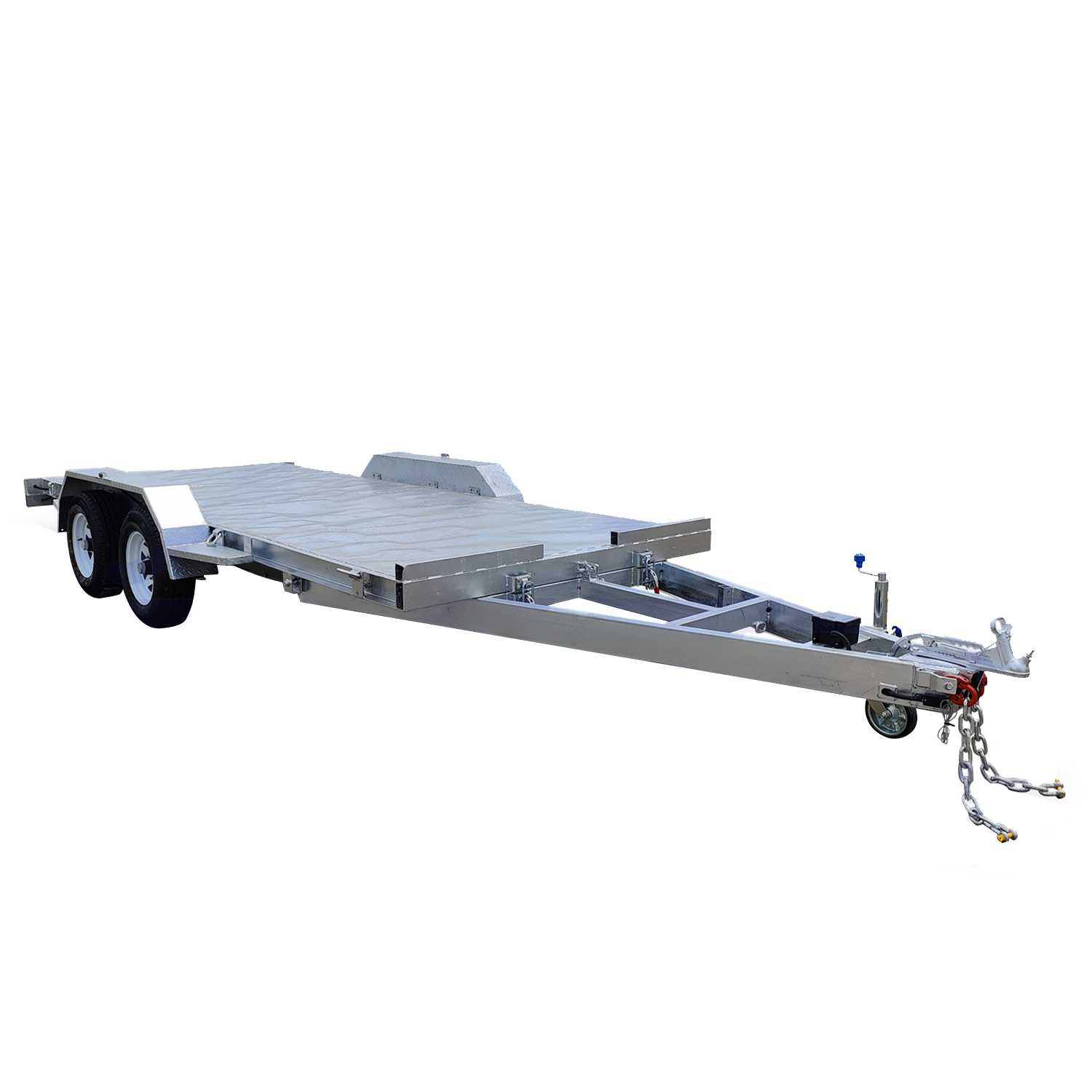 Buy Premium 3500KG Dual Axle Car Trailer: 16.4x6.6FT Deck.