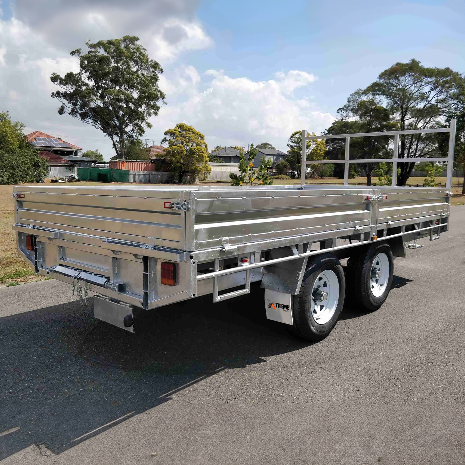 Buy 8x4 Galvanized Plant Trailer For Sale - 3500KG ATM