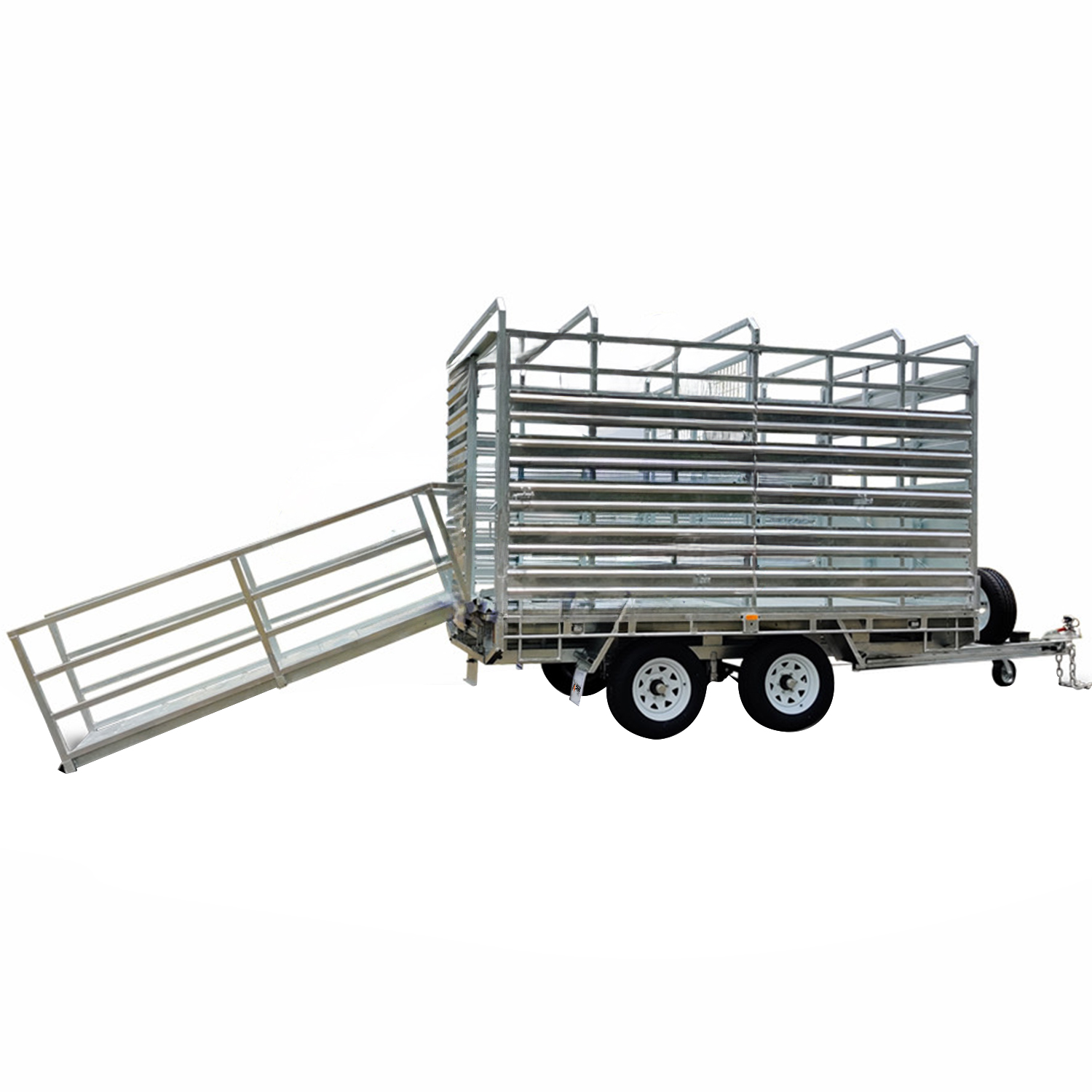 Purchase 12x7 Livestock Trailer - 3500KG ATM, Rails, Ramps.